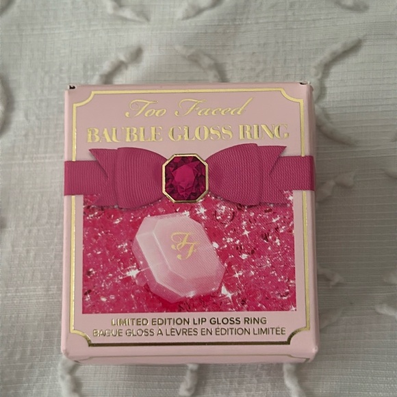 Too Faced | Makeup | Too Faced Limited Edition Bauble Gloss Ring New In ...